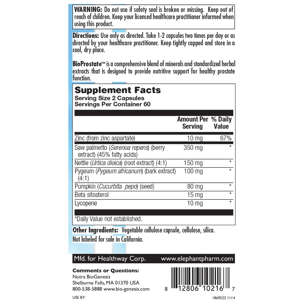 BioProstate – Vitahealth Apothecary