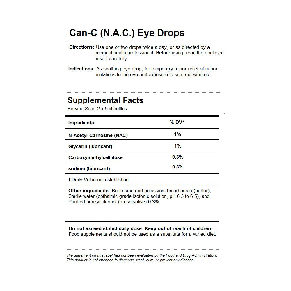 Can-C Eyedrops – Vitahealth Apothecary